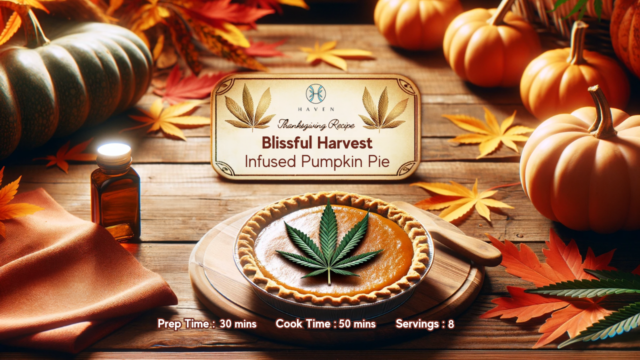 Blissful Harvest Cannabis-Infused Pumpkin Pie - Haven